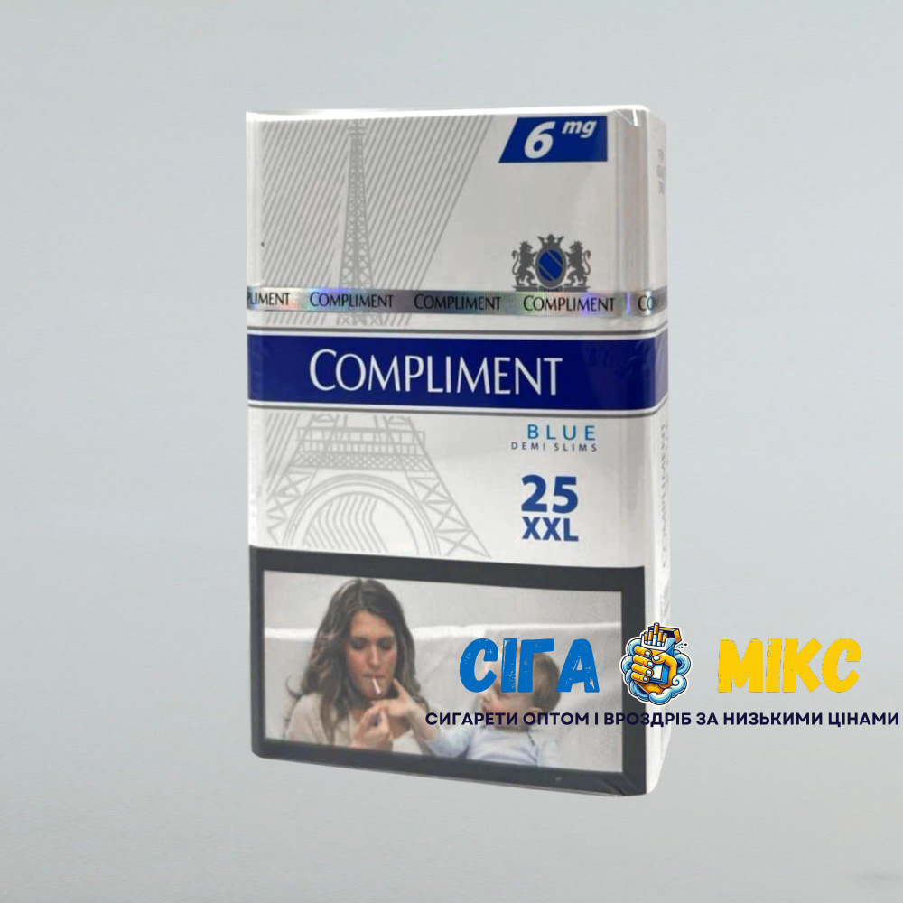 Купити Сигарети Compliment Demi Blue 25 (Комплімент Демі Сині 25 ...